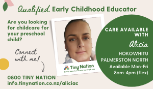 Tiny Nation Educator - Manawatu - Alicia